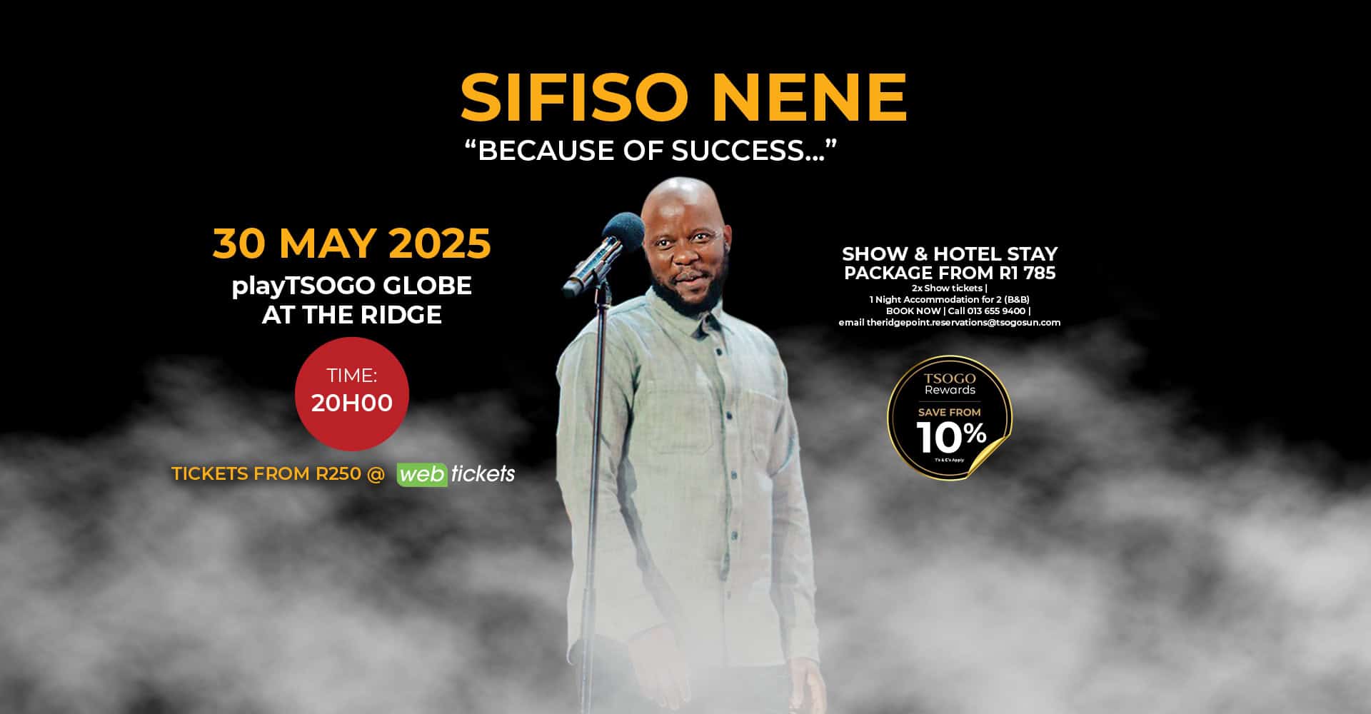 Sifiso Nene’s One Man Comedy Show - The Ridge